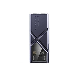 FiiO/JadeAudio KA13 Portable DAC Dongle, USB-C Adapter, 3.5mm and 4.4mm Outputs Compatible with Android/iOS System/PC/Music Players, PCM 384kHz/32bit | DSD256 550mW high Power (Black)