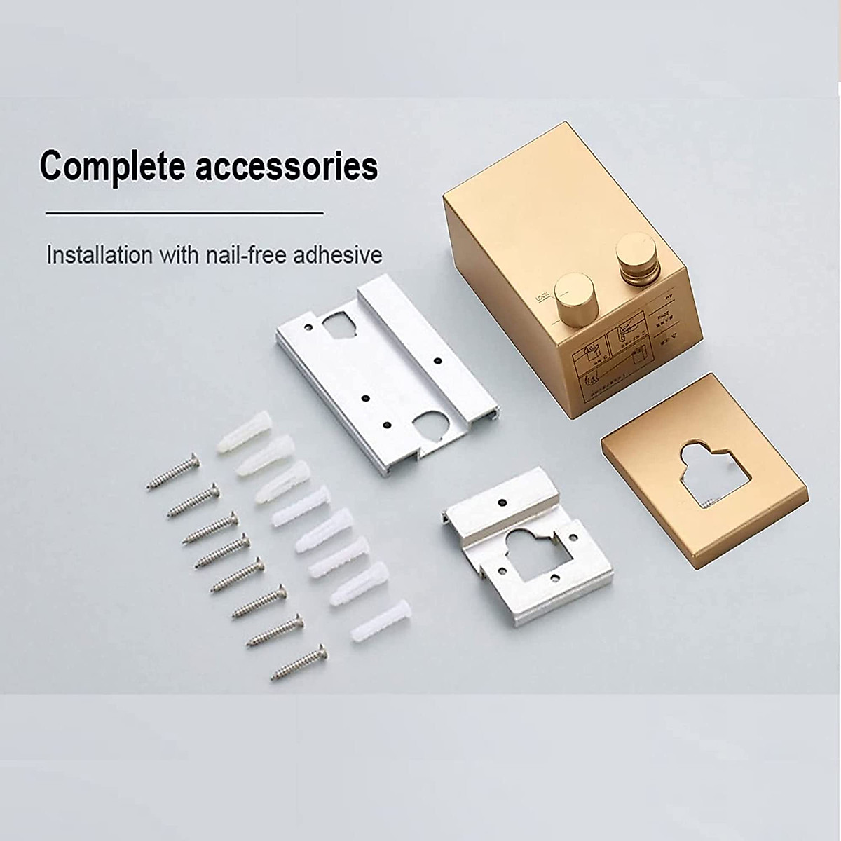 Retractable Clothesline with Lock to Prevent Sagging Function Heavy Duty Wall Mounted Clothes Drying Laundry Line (Silver)