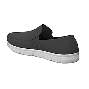 HUK Men's Classic Brewster Slip-On Wet Traction Fishing & Deck Shoes Boat, Volcanic Ash, 11