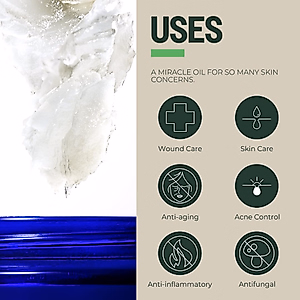 Pur O3 Fully Ozonated Olive Oil - Pure, Natural, Organic Ozonated Oil - Olive Oil Skin Care from Ozonated Oil, Oxygenated Olive Oil - Ozone Oil in a Glass Jar, 2 oz