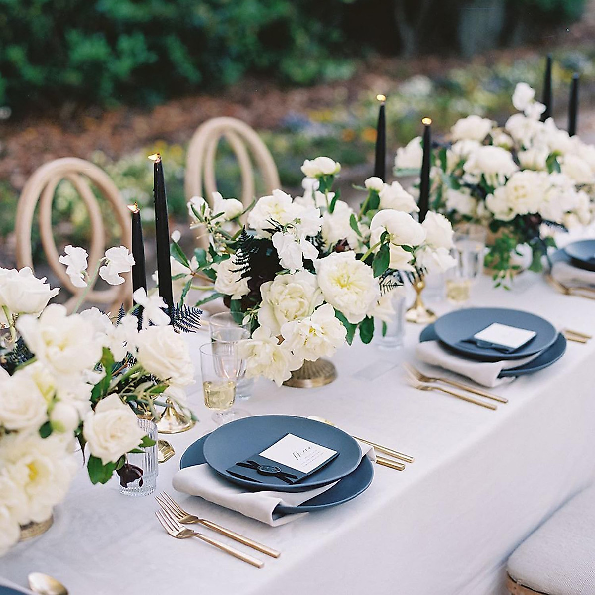 sancua 6 Pack White Tablecloth 60 x 84 Inch, Rectangle Table Cloth for 4ft Table - Stain and Wrinkle Resistant Washable Polyester Table Cover for Dining Wedding Banquet Party Buffet Restaurant