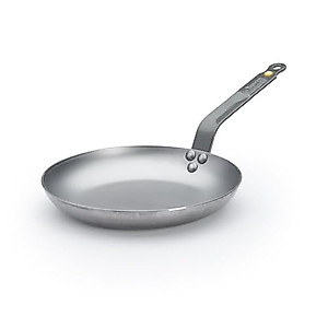 de Buyer MINERAL B Carbon Steel Omelette Pan - 9.5” - Naturally Nonstick - Made in France