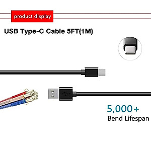 5FT USB C Adapter Charger Cord Cable Compatible for Bose Noise Cancelling Headphones 700, SleepBuds II 2, QuietComfort, QuietComfort 45, SoundLink Flex, Sport Earbuds Power Bluetooth Charging Cable