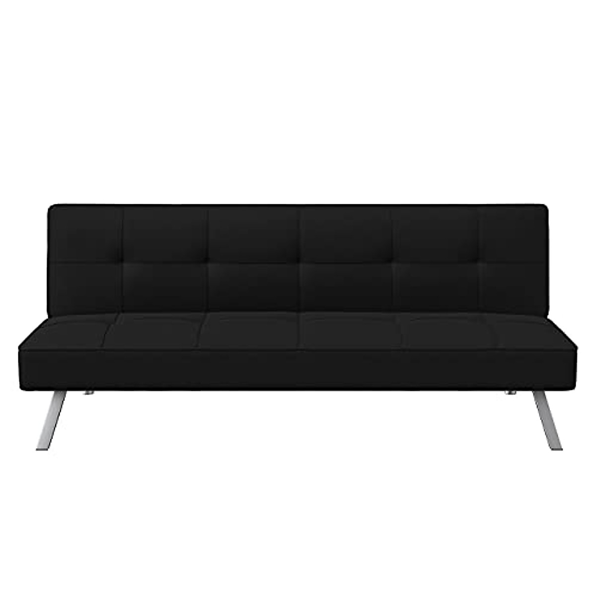 Serta Rane Convertible Sofa Bed, 66.1" W x 33.1" D x 29.5" H, Black