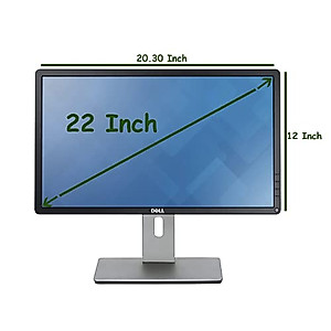 Dell P2214HB Full HD 22 inch LED Backlit Monitor, VGA, Display Port, DVI, 16.7 Million Colors, 178 Degree Viewing Angle, Upto 76/60 Hz Horizontal and Vertical Refresh Rate (Renewed)