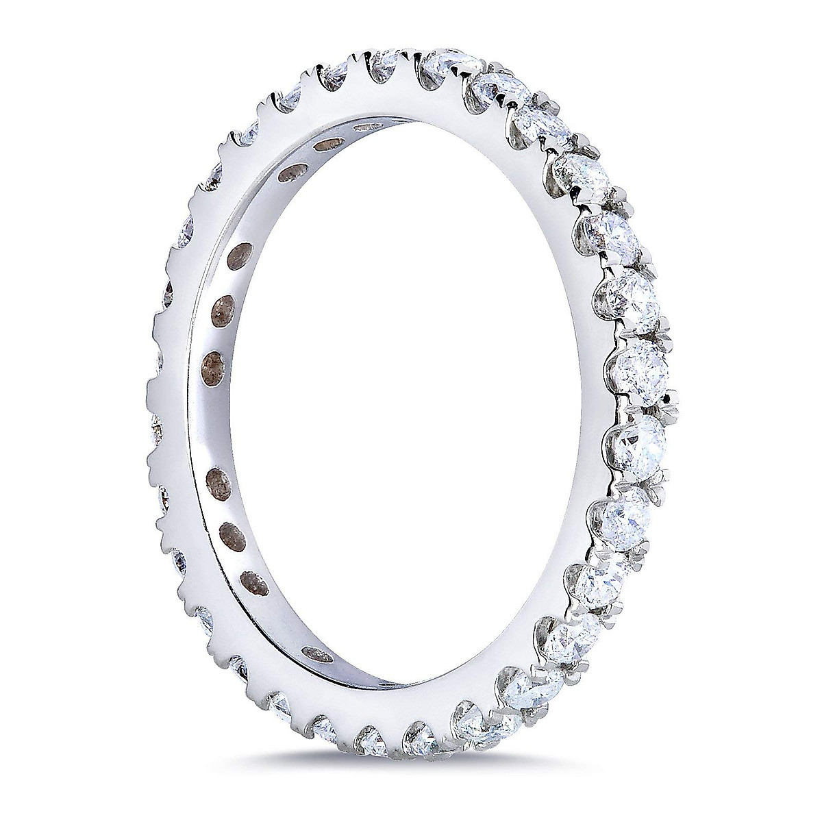 Kobelli 1ct Lab Grown Diamond Eternity Gold Band - white-gold / 5.5