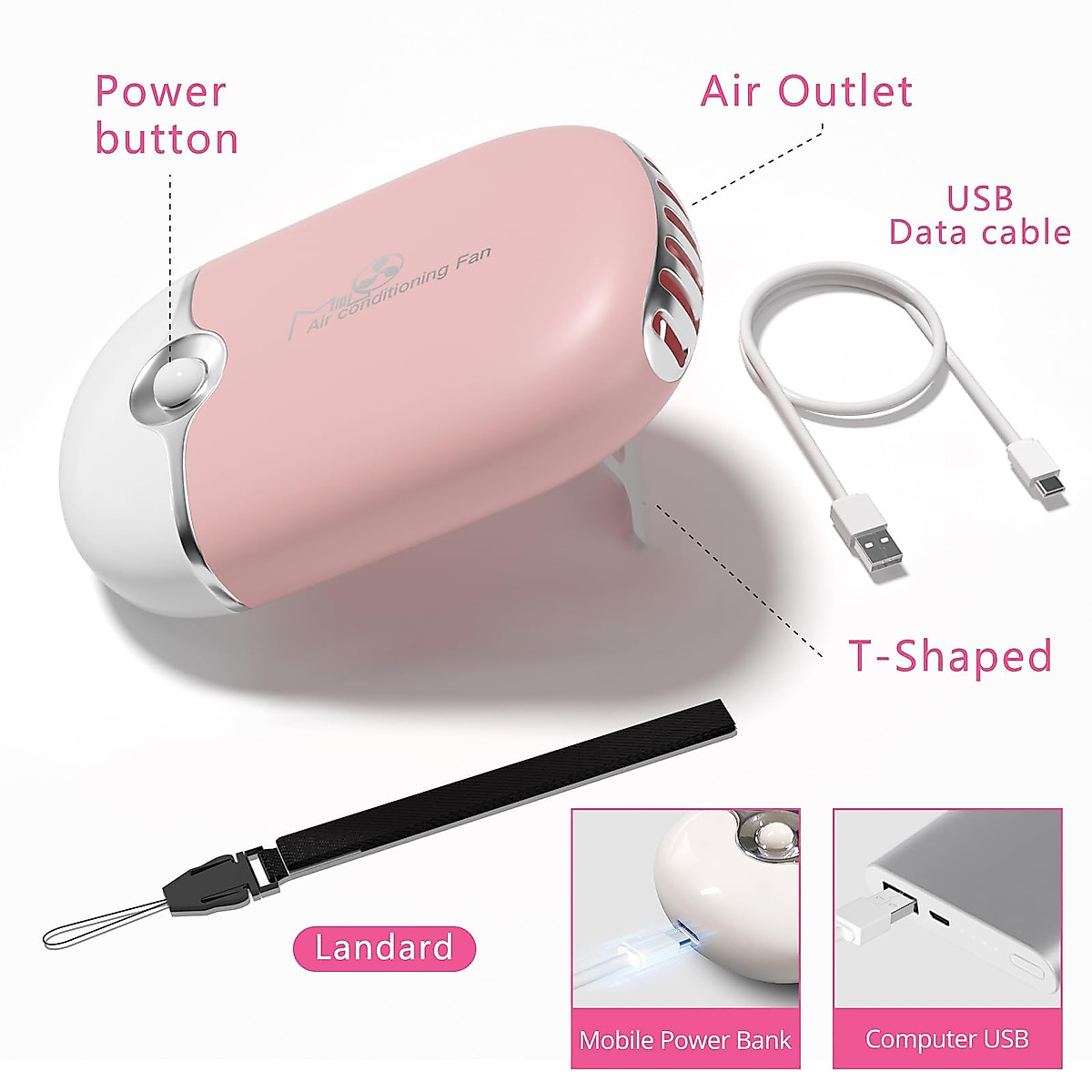 Buqikma Lash Shampoo for Lash Extensions,2.11Floz Eyelid Cleansing Foams,USB Mini Lash Fan,Bottle Mascara Brush Cleaning Brush Lash Cleaning Kit for Professional & Home Use(Pink)