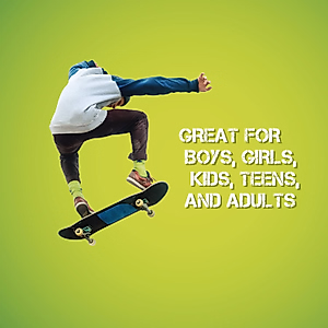 Ten-Eighty Skatepark Set with 40" Grind Rail, 3 Ramps, and Tabletop, Black