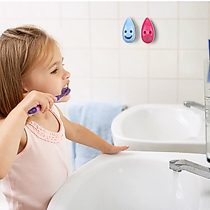 SYNCHAIN Toothbrush Holder Cover, 6pcs Toothbrush Head Cover Case Cap Suction Cup Portable Toothbrush Protector 6 Colors for Family, Kids, Travel