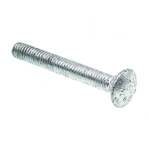 Prime-Line 9063039 Carriage Bolts, 5/16 In.-18 X 2-1/2 In., A307 Grade A Hot Dip (25 Pack)