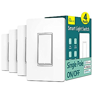 4 Pack Smart Dimmer Switch + 4 Pack Smart Light Switch Bundles