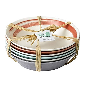 Royal Doulton 1815 Bold Pasta Bowls, 9.1", Multicolor, Set of 6
