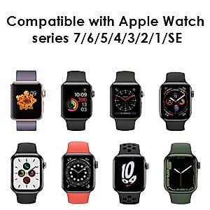 NEVOLA 𝟮𝟬𝟮𝟯 𝐔𝐩𝐠𝐫𝐚𝐝𝐞𝐝 for Apple Watch Charger USB C 6.6ft/2m,[Apple MFi Certified] iWatch Charger Compatible with Apple Watch Ultra/8/7/6/5/4/3/2/1/SE