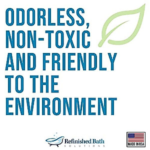 Ekopel Pour On Bathtub Refinishing Kit - No VOC - Made in The USA - Most Durable Tub Reglazing - Longest Lasting Tub And Countertop Paint- Gloss White