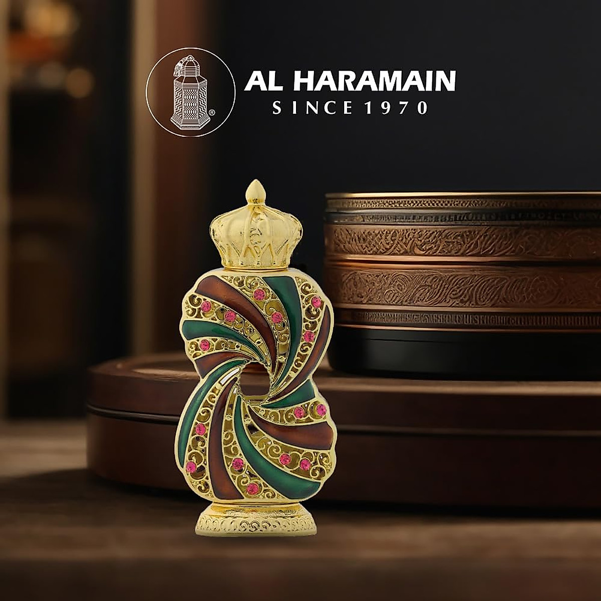 Al Haramain Tanasuk Perfume Oil - 12 ml | Unisex Amber Vanilla Attar Oil | Concentrated Fragrance