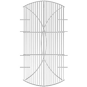 VEVOR Fire Pit Grates, Foldable Round Cooking Grate, Stainless Steel Tight Grid Campfire BBQ Grill with Portable Handle for Outdoor Picnic Party & Gathering, Silver (36 inch-No Handle)