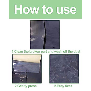 vensovo Greenhouse Covering Plastic Repair Tape - Heavy Duty 2″x108′ Garden Green House Sheeting, Plastic Polyethylene Film Repair Tape