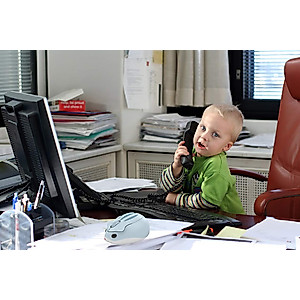 2.4GHz Wireless Mouse Cute Hamster Shape Less Noice Portable Mobile Optical 1200DPI USB Mice Cordless Mouse for PC Laptop Computer Notebook MacBook Kids Girl Men Women Mom Dad Gift (Blue)