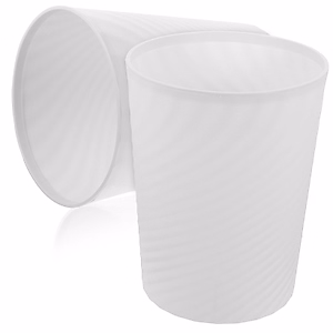 CHILDWEET Bedroom Trash Can with Simple Style Capacity PP Material Home Office Waste Basket