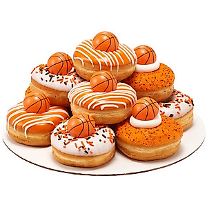 Basketball Cupcake Rings - 24 ct