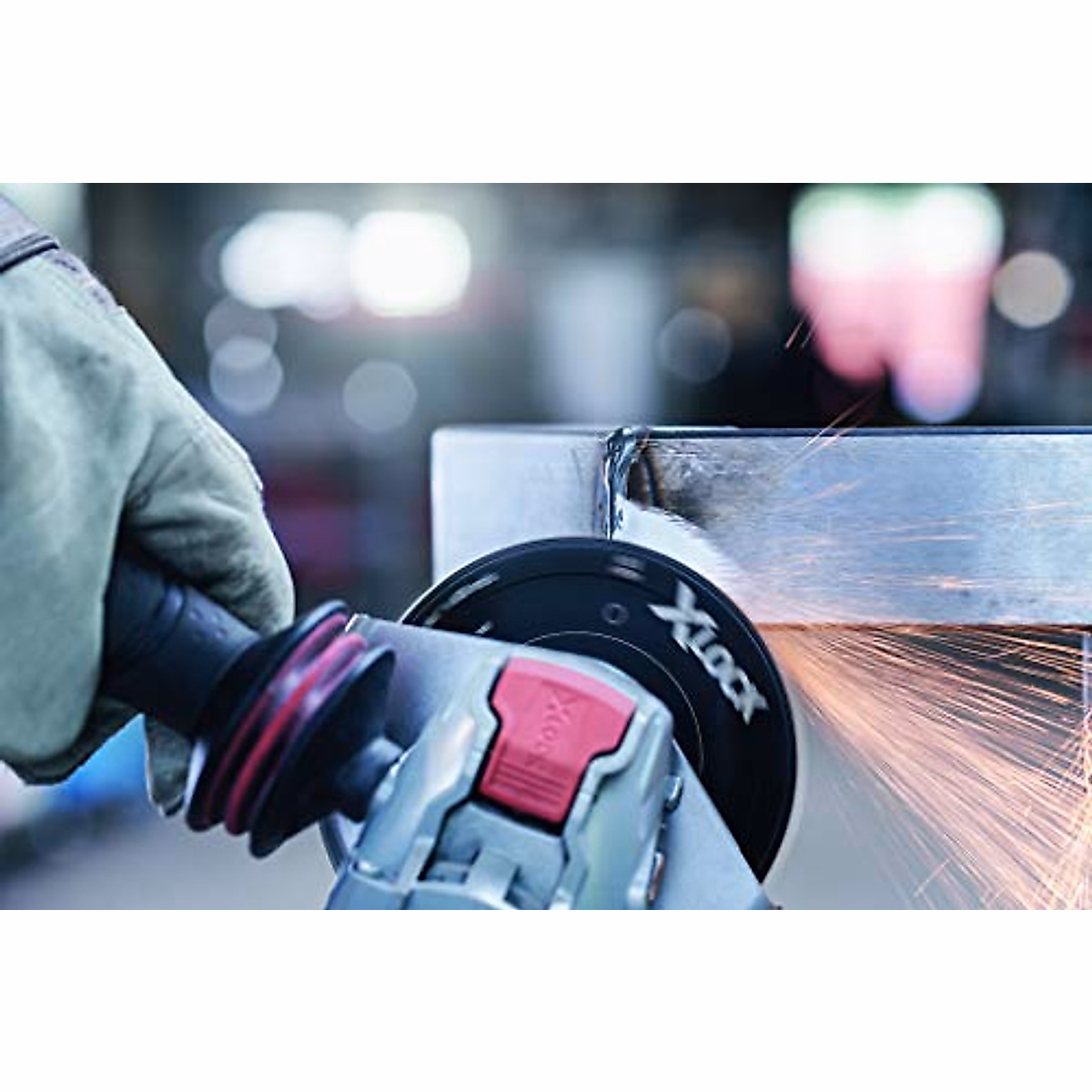 Bosch GWX10-45E 4-1/2 In. X-LOCK Ergonomic Angle Grinder with Bosch DBX4541P 4-1/2 In. X-LOCK Premium Segmented Diamond Blade
