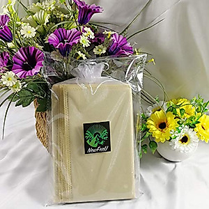 NewFerU Clothes Folder Flipfold Laundry T Shirt Folding Board Flip Fold Closet Storage Drawer Organizer Foldable Travel Space Saver Beige for Jean Sweater Blouse of Adult Kid Pack of 8 (Men)