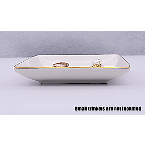 Topthink Expectant Patronum-New Mum Presents-Mom to Be-Have a Baby-Funny Pregnancy Announcement Gift-Baby Reveal Gifts for First Time Mother-Ceramic Jewelry Holder Ring Dish Trinket Tray