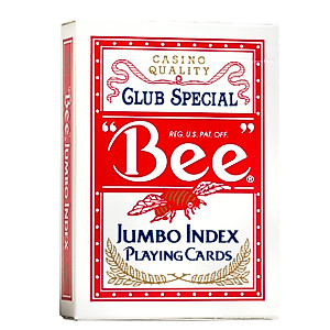 Bee Jumbo Index Playing Cards(Colors May Vary)