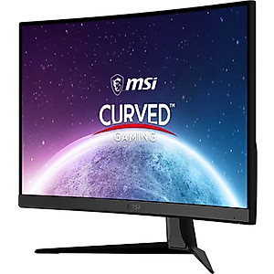 MSI G27C4X 27" Curved Gaming Monitor, 1920 x 1080 (FHD), 1ms, 250Hz, FreeSync, HDMI, DisplayPort, Anti-Flicker, Anti-Glare, HDR Ready,Black