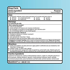 Equate Extra Strength Cool & Heat Medicated Patch, 5 Ct (10 ct)