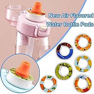 hixswnu Flavor Pod for Air Up Water Bottle Fruit Fragrance Water Bottle with Scented Accessory for Flavouring 0 Sugar, 0 Calorie Suitable Outdoor Sports,019