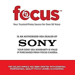 Sony Alpha ZV-E10 APS-C Interchangeable Lens Mirrorless Vlog Camera with 16-50mm Lens (Black) Bundle with Camera Grip, Editing Software, Battery and Dual Charger, Case, and 64GB Memory Card (8 Items)