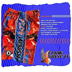 Flow Society Flovel Ice Cream Mens Athletic Shorts