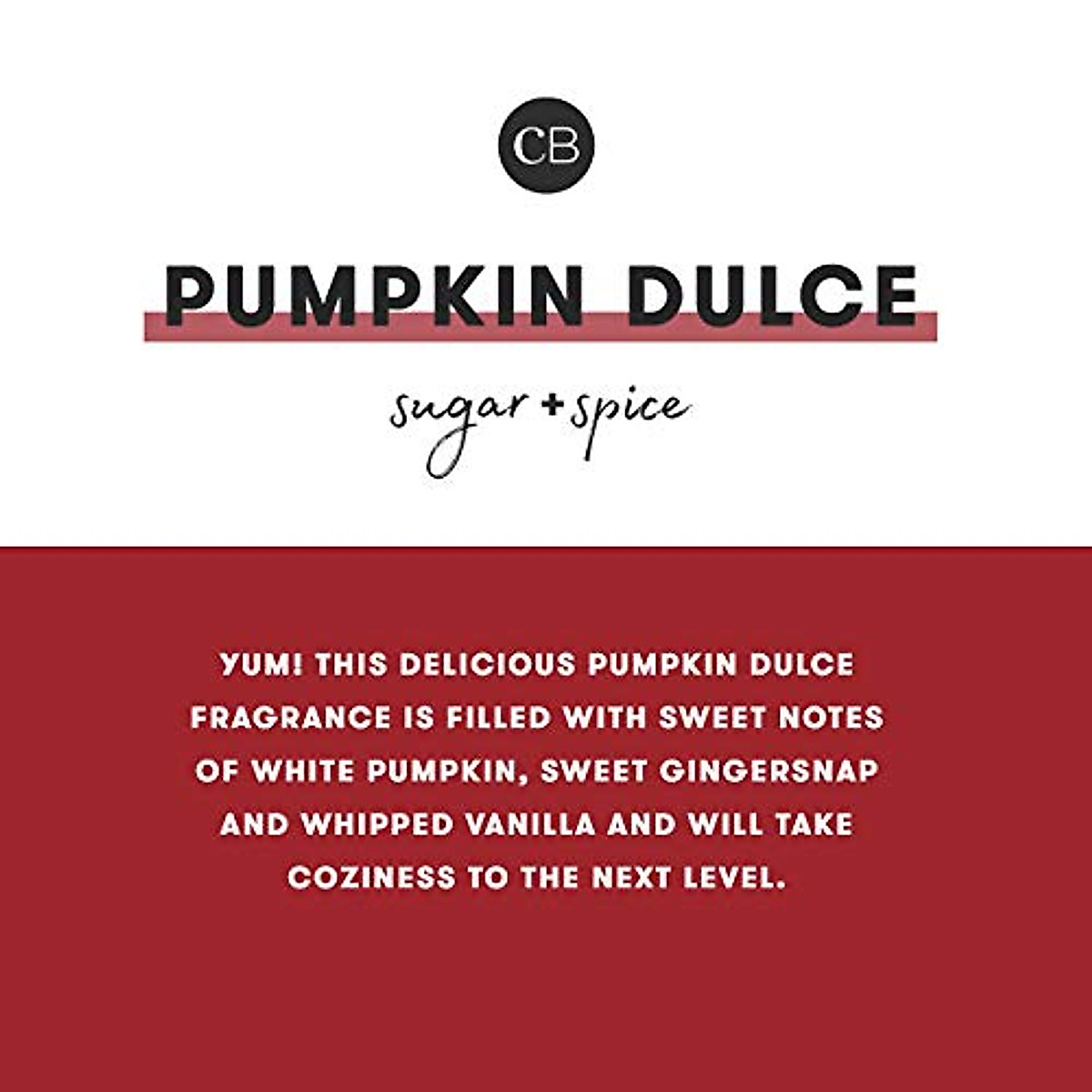 Capri Blue Pumpkin Dulce Candle - Glam Signature Jar Candle - Luxury Aromatherapy Soy Candle (19 Oz)