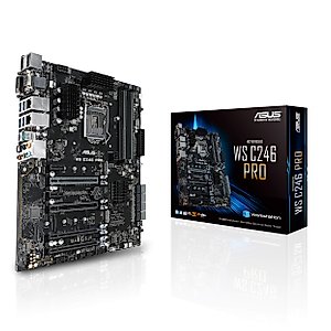 ASUS LGA1151 ECC DDR4 M.2 C246 Server Workstation ATX Motherboard for 8th Generation Intel Motherboards WS C246 PRO