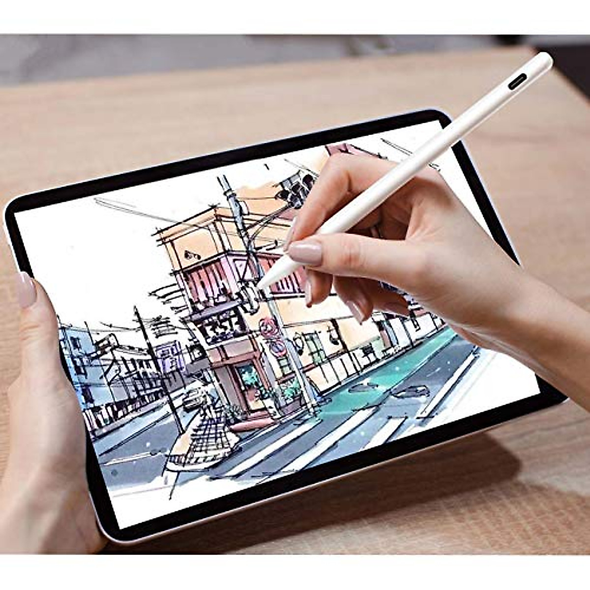 YTLUSN Stylus Pen Compatible with Apple iPad,iPad Active Pencil with No Lag,High Precision,Palm Rejection,for iPad 6th,iPad Mini 5th, iPad Air 3rd Gen, iPad Pro (11/12.9") with Precise Writing/Drawing