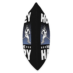 Hockey Makes Me Happy - Ice Hockey Gift Apparel Makes Me Happy-Ice Hockey Throw Pillow, 18x18, Multicolor