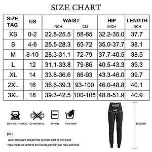 LEINIDINA Women’s Jogger Pants Active High Waisted Sweatpants with Pockets Tapered Casual Lounge Pants Loose Track Cuff Leggings (Black, X-Large)