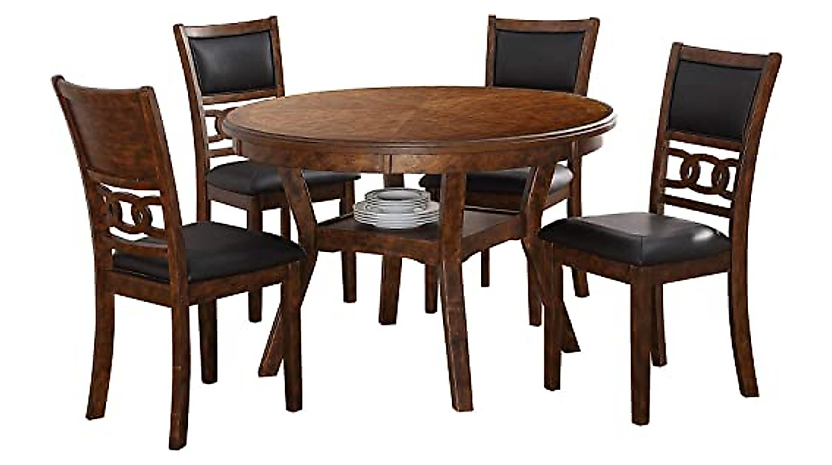 Gia 5-Piece Dining Set with Round Table and Chairs | Classic Furniture