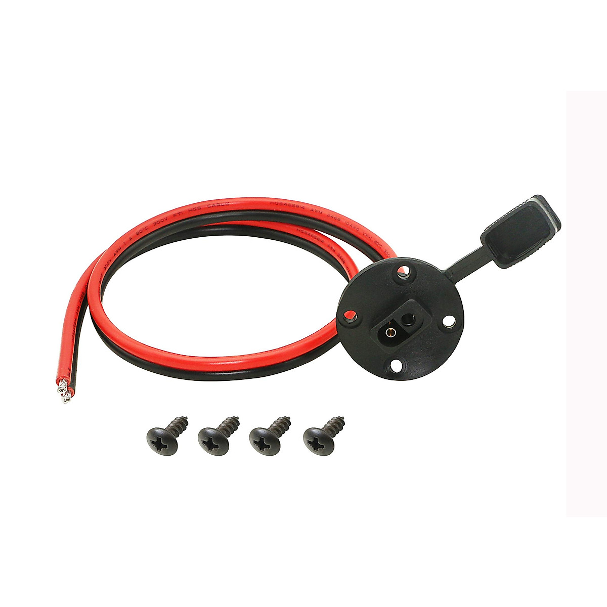 CERRXIAN 55cm 10AWG SAE Socket Solar Cable & 60cm 12AWG Solar Panel Connector to XT60 Female Cable