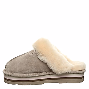 BEARPAW Women's Retro Loki Stone Size 9 | Women's Slippers | Women's Shoe | Comfortable & Light-Weight
