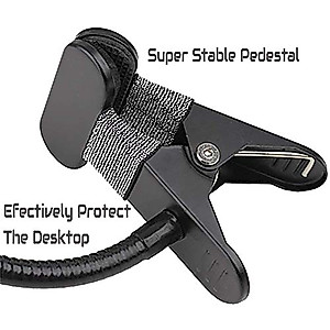 Agoz Cell Phone Holder Gooseneck Mount, Lazy Clamp Clip Flexible Phone Stand for Office Desk Bed iPhone 15 Pro MAX, iPhone 14, 13, 12, 11 XS XR, Samsung Galaxy S24 S23 S22 S21 Ultra Note 20 10 A54 A14