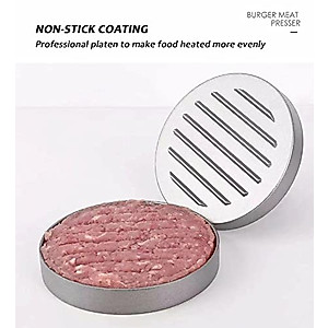 Burger Press 100 Patty Papers Set-Non-Stick Hamburger Press Patty Maker Mold for BBQ Barbecue Kitchen Grilling BPA Free