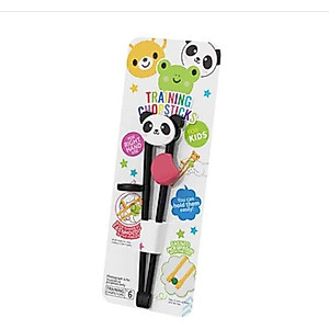 Black Panda Cartoon Animal Chopsticks Practice Helper, Children Practice Chopsticks Reusable Eating Training Tools,Cute Tableware Learn Tools Kitchen Utensils and Gadgets