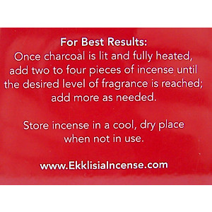 Cathedral Candle Company High Grade Ekklisia Rose Greek Incense for Church Use, 1 LB Tin