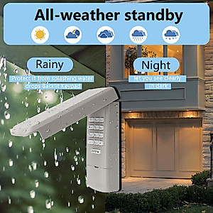 MIV 877MAX Garage Door Keypad, with 2 Pack 893MAX Opener Remote, Compatible with LiftMaster/Chamberlain/Craftsman Garage Door Opener Since 1993