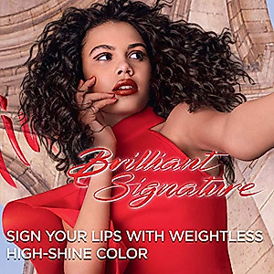 L’Oréal Paris Brilliant Signature Shiny Lip Stain Lipstick, Be Brilliant 0.21 Fl Oz.