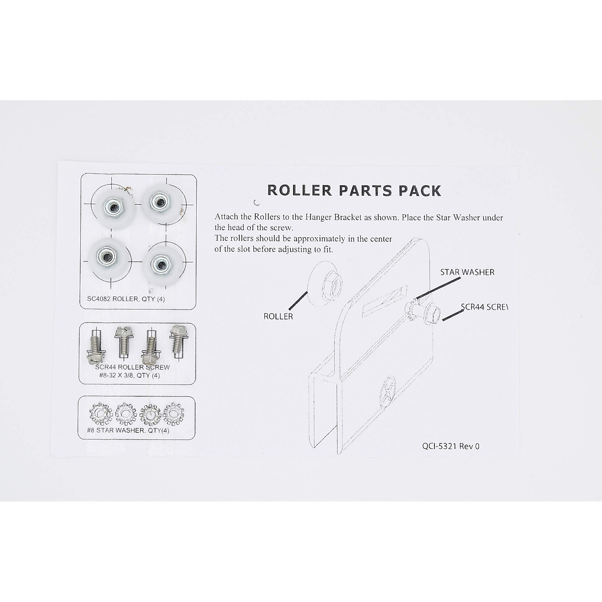 Basco Shower Door Rollers 3/4 inch Diameter Replacements for Sliding Shower Doors,White,ECPPROLLER