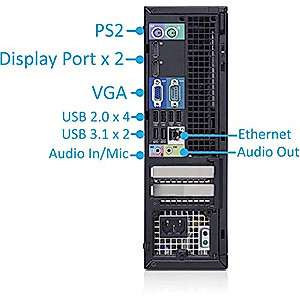 Dell Optiplex 9020 Small Form Factor Desktop - Intel i7-4770 Upto 3.9GHz, HD Graphics 4600 4K Support, 8GB RAM, 1TB SSD, DisplayPort, HDMI, DVD, Wi-Fi, Bluetooth, TDL - Windows 10 Pro (RENEWED)