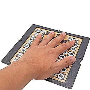 Chess Set Magnetic Chess Set Wallet Appearance Portable Folding Chessboard Board Games Travel Party Children Gift Chess Game Board Set